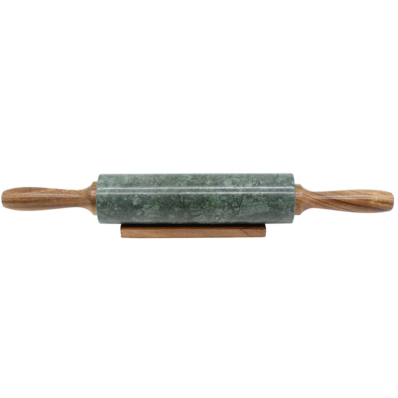 Bespoke Home - Green Marble Rolling Pin